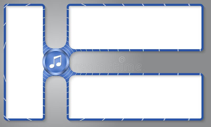 Three boxes stock vector. Illustration of music, annular - 41725779