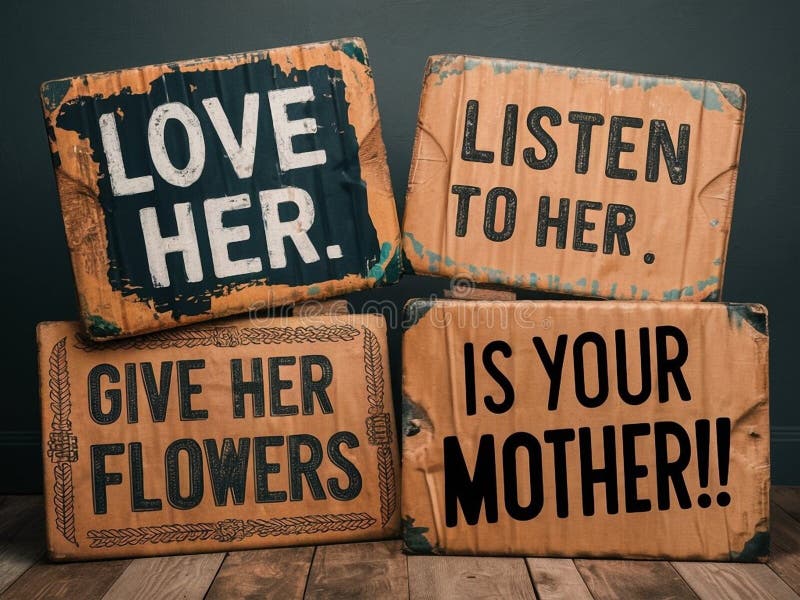 Three Boxes that Have Letters on Them Sitting on Top of Each Other ...