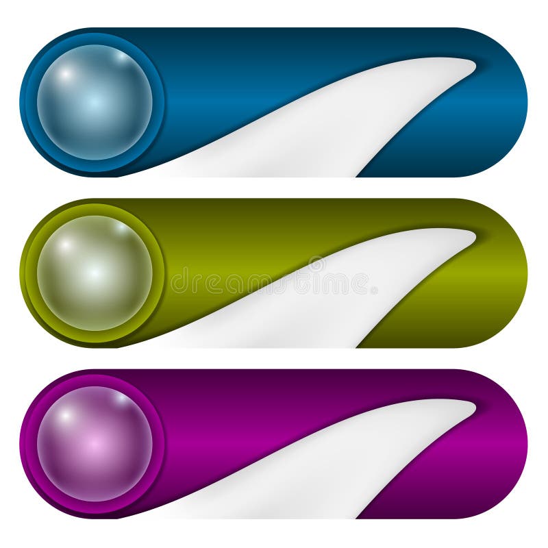 Three boxes stock vector. Illustration of headline, graphic - 34857205