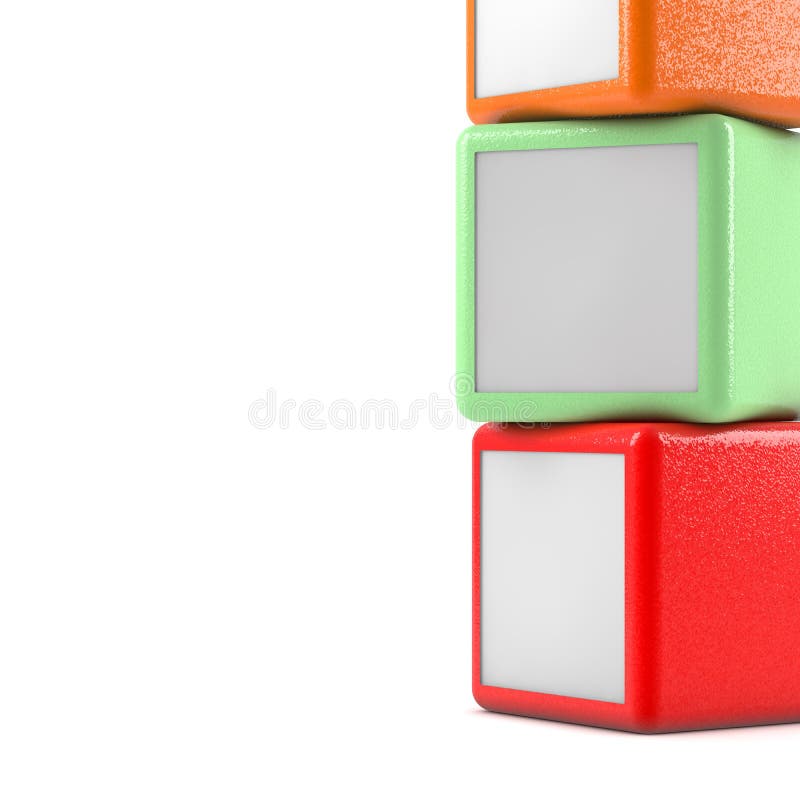 Three boxes stock illustration. Illustration of blank - 90183023