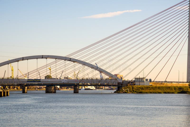 Three bridges editorial image. Image of poland, linking - 59732585