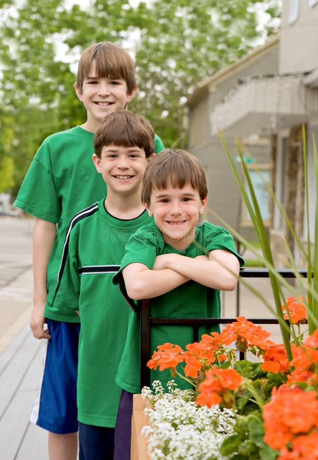 Three Brothers Came To the Bridge in the Village Across the River To ...