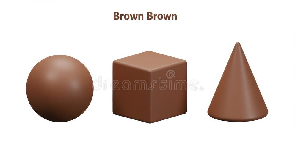 Brown Shapes stock image. Image of glossy, abstract - 367899413