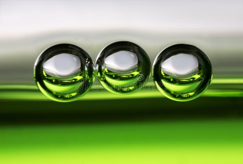 Three bubbles stock photo. Image of abstract, macro, flow - 26892680