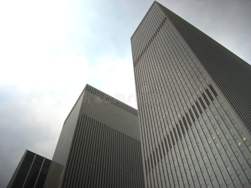 Three buildings stock photo. Image of buildings, landmark - 3901772