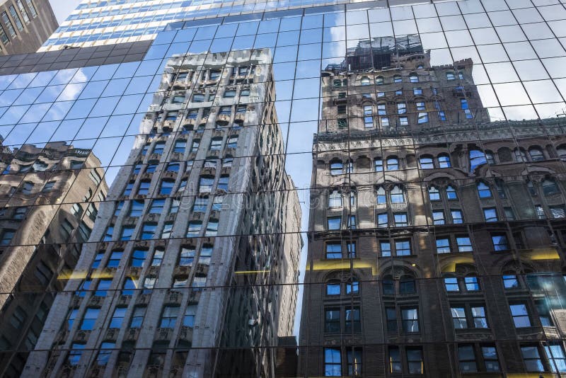 Three buildings stock photo. Image of reflection, york - 146867010