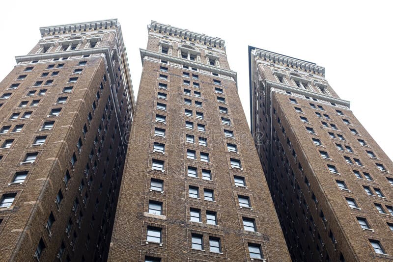 Three buildings stock image. Image of architecture, view - 168337815