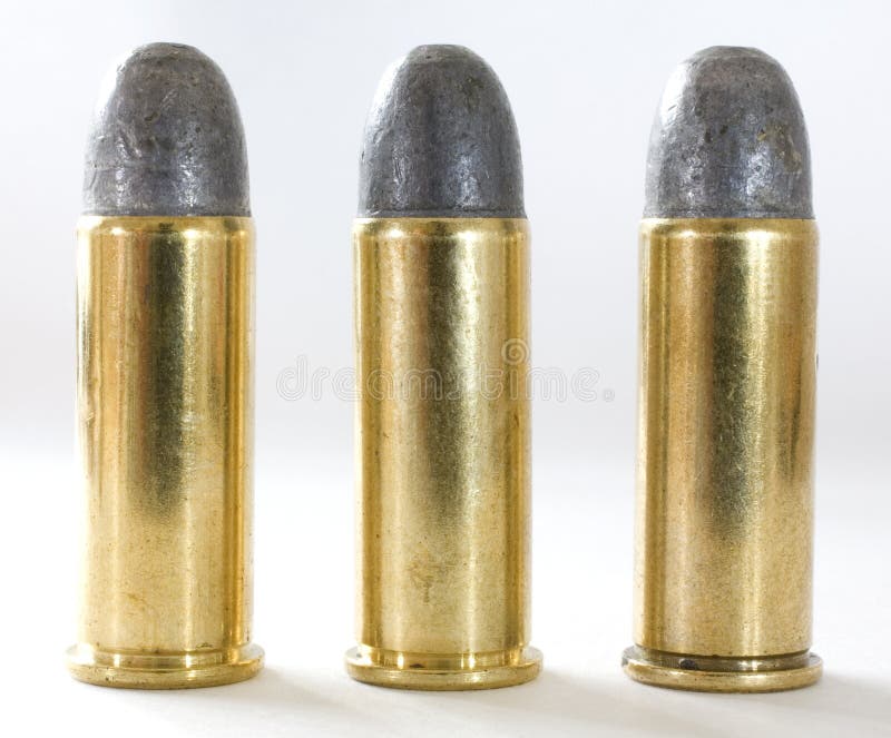 Three bullets stock photo. Image of grey, gray, cartridges - 23193454