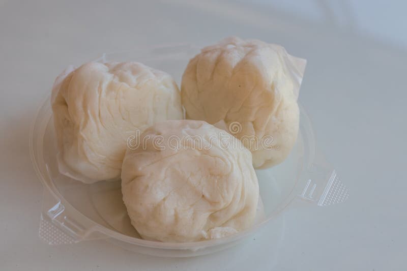Three Buns Placed in a Plastic Cup Stock Image - Image of bloom ...