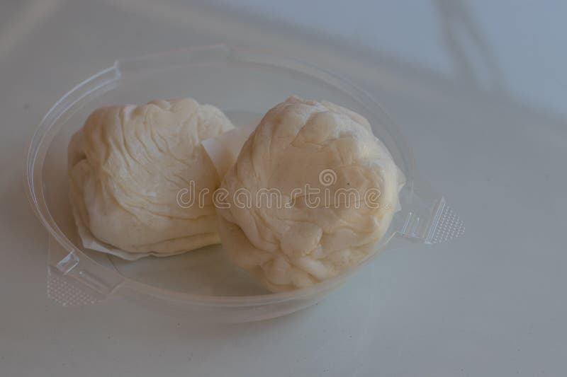 Three Buns Placed in a Plastic Cup Stock Image - Image of home ...