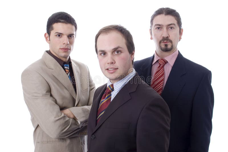 Team - Business 5 people stock image. Image of goodlooking - 736751