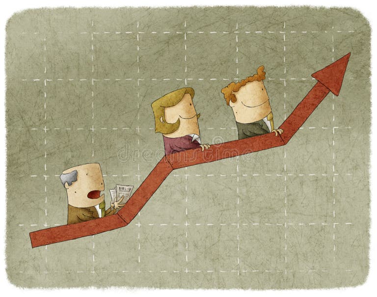 Upward Graph People Stock Illustrations – 2,398 Upward Graph People ...