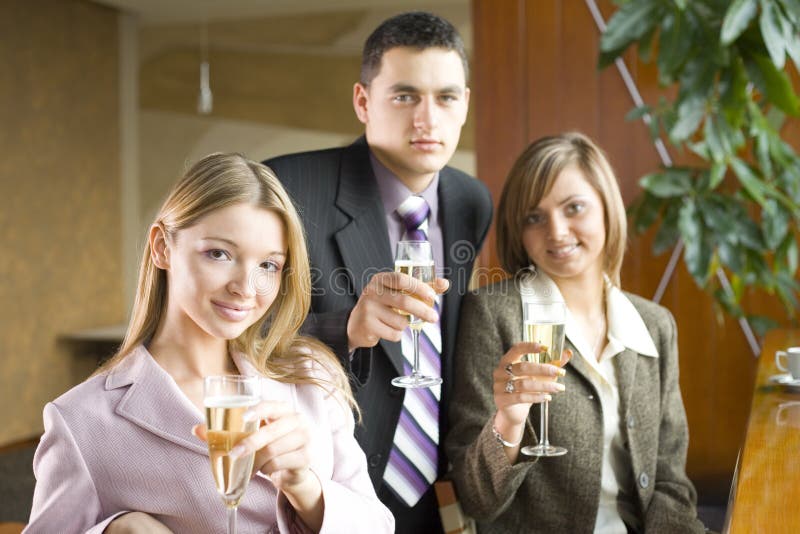 Three Business Partners stock image. Image of partnering - 1705713