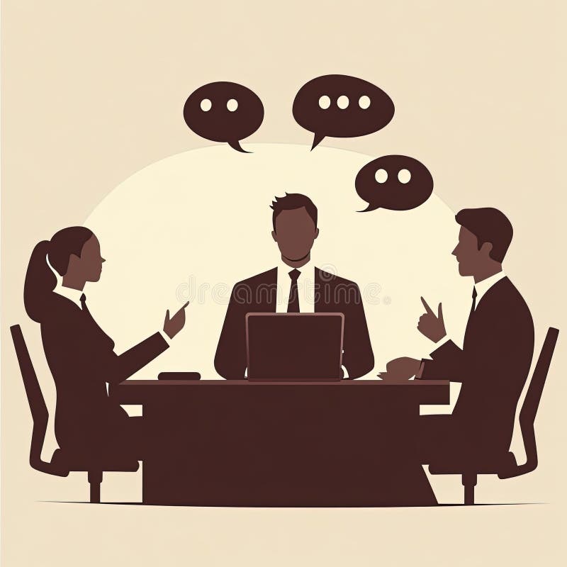 Business People Discussing Ideas in an Office Meeting Stock ...