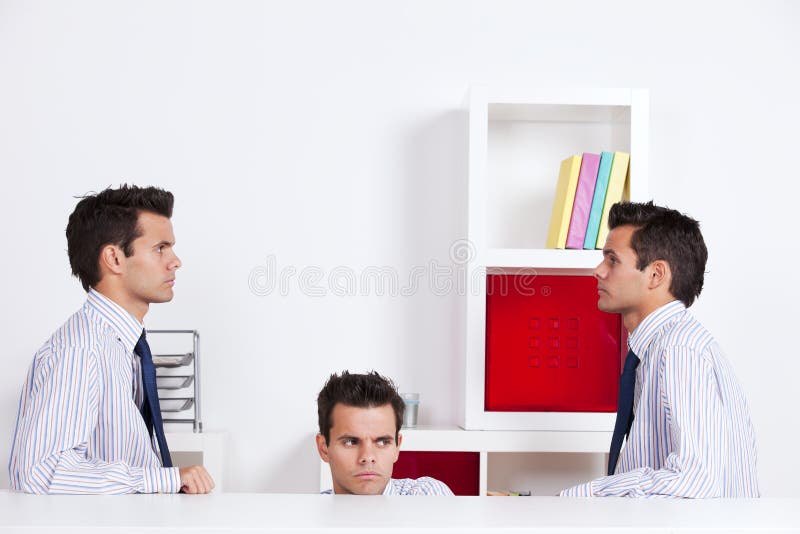 Three Businessman at the Field Stock Image - Image of landscape, global ...