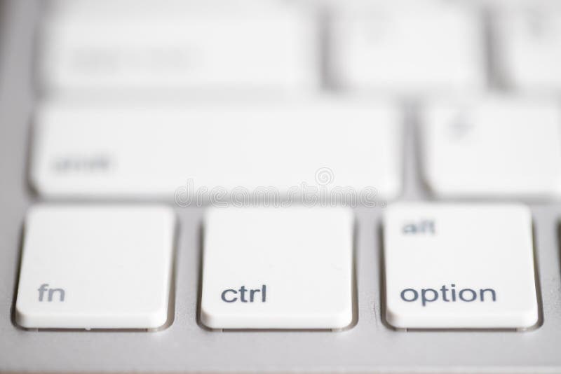 Three Buttons Close Up Computer White Keyboard and Others Blur Keys ... Three Buttons Close Up Computer White Keyboard and Others Blur Keys ...