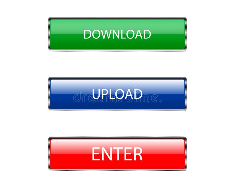 Three Buttons Faces Mood Color Silver Frame Diagonal Mouth Stock Vector ...