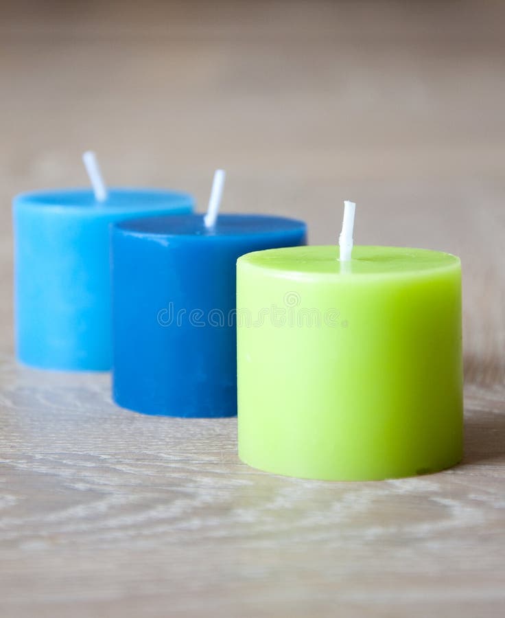 Three candles stock image. Image of bright, flame, isolated - 10140897