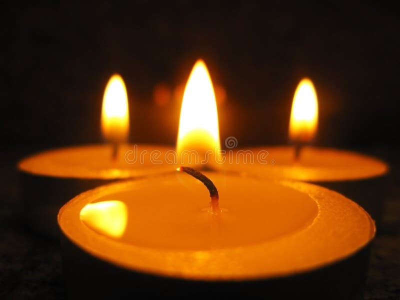 Three candles stock image. Image of background, five - 13547183