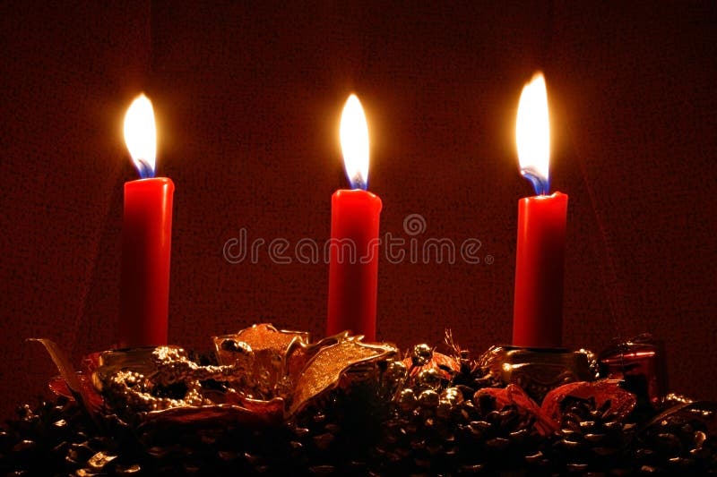 Three Candles Picture. Image: 3982175
