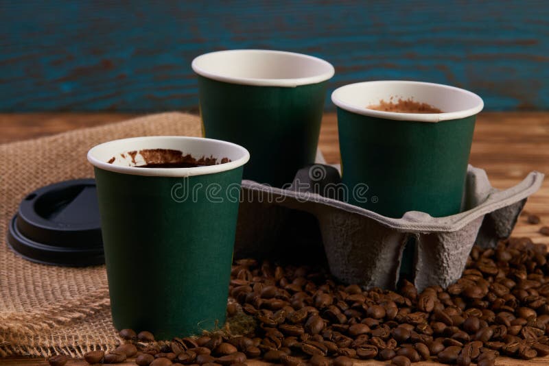 Three Cardboard Coffee Cups Stock Image - Image of aroma, drink: 114816149 Three Cardboard Coffee Cups Stock Image - Image of aroma, drink: 114816149