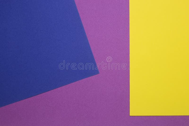 Three Cards of Different Colors Geometrically Placed for Collage ...