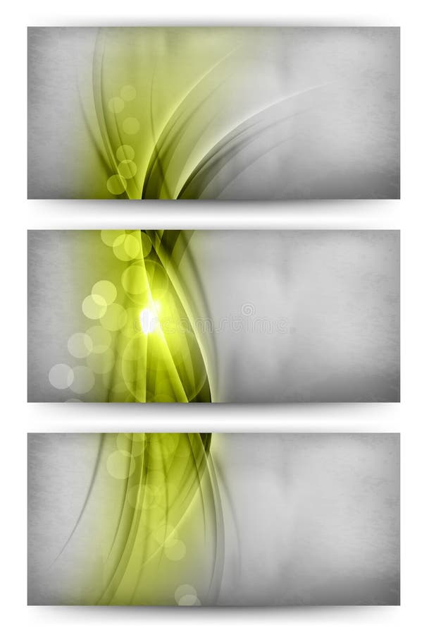 Three cards stock vector. Illustration of light, concept - 34383570