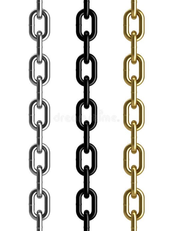 Three chain pattern stock illustration. Illustration of close - 19036688