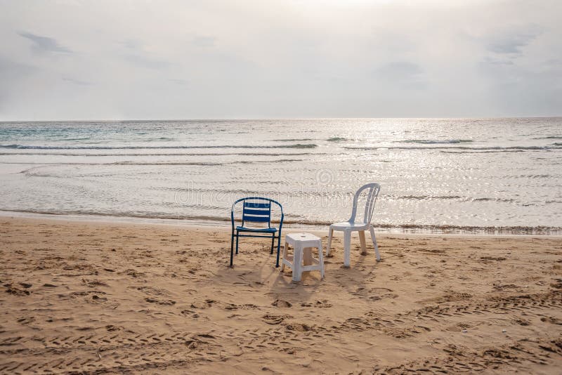 Three chairs stock photo. Image of idyllic, background - 252795588