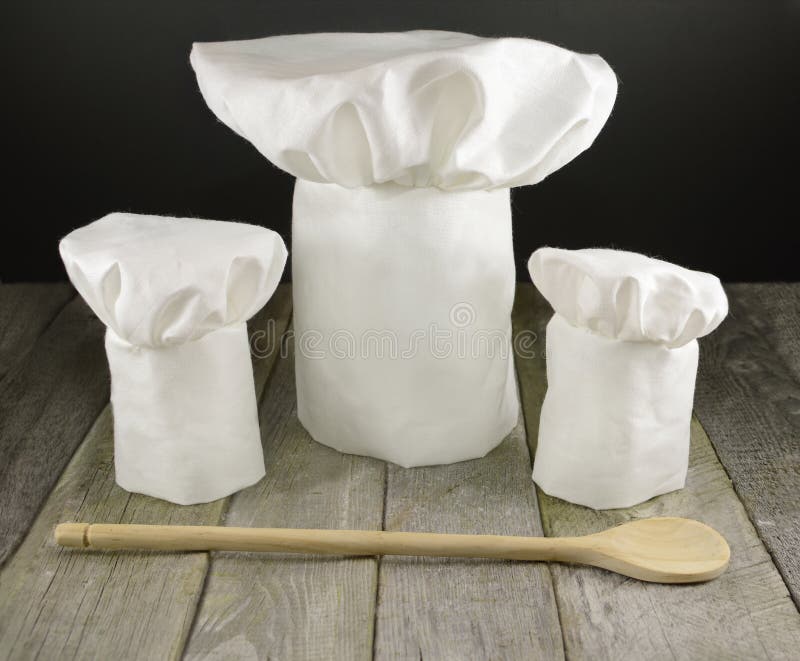 Chefs in Toques Preparing and Chopping Food Stock Image - Image of soul ...