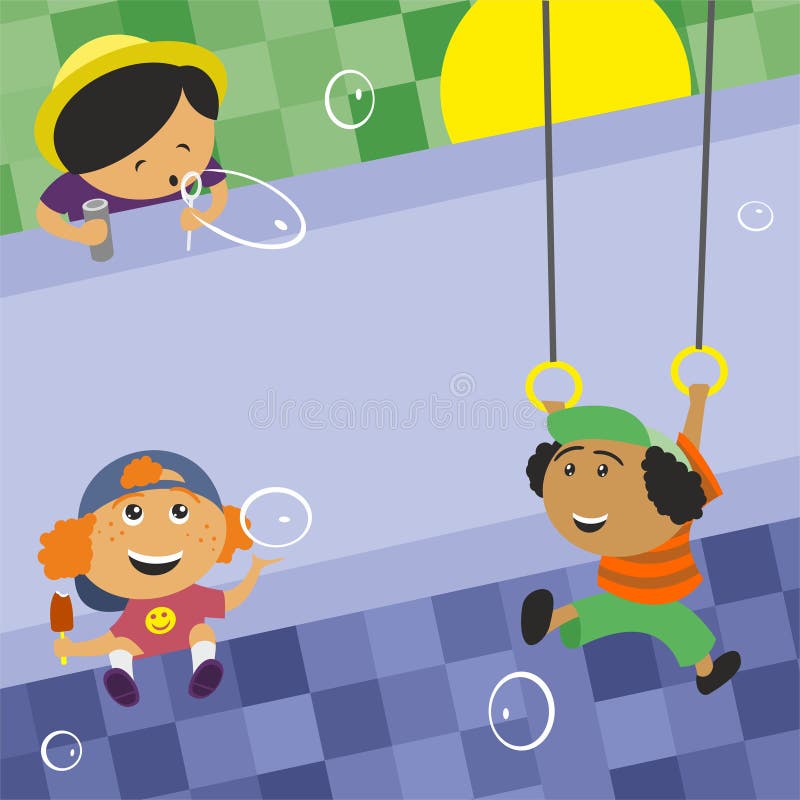 Children play stock illustration. Illustration of freedom - 29807918