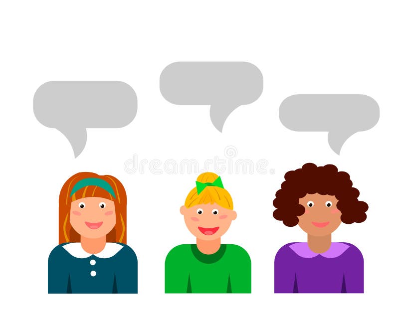 Bubble Dialog Children Stock Illustrations – 580 Bubble Dialog Children ...