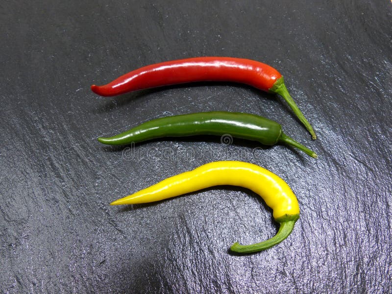 Chilli red, green, yellow stock image. Image of chillies - 30036655