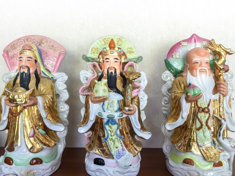 Three Chinese Lucky Gods Good Fortune Fu,Hok, Prosperity Lu,Lok, and ... Three Chinese Lucky Gods Good Fortune Fu,Hok, Prosperity Lu,Lok, and ...