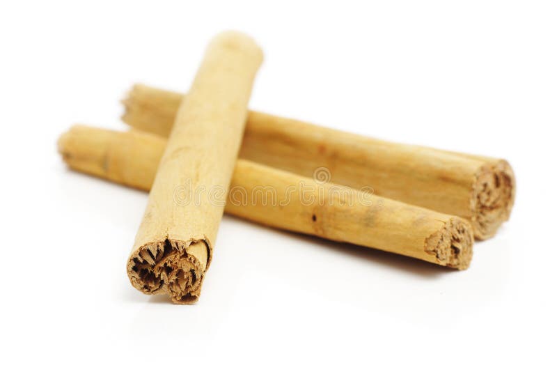 Three cinnamon sticks stock photo. Image of isolated - 18261406