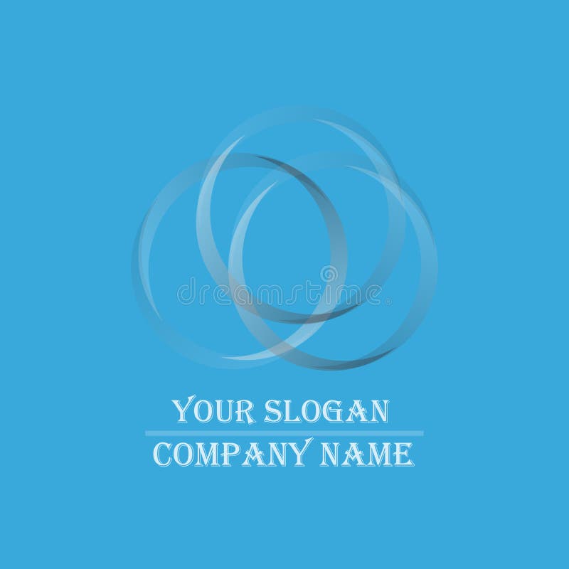 Three Circle Connected To Each Other As a Company Slogan Stock ...
