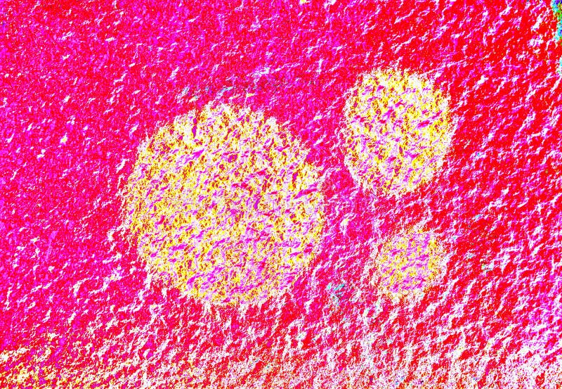 Three Circles of Different Sizes, Abstraction, Large Round Spots. Stock ...