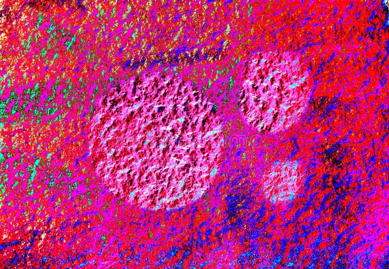 Three Circles of Different Sizes, Abstraction, Large Round Spots. Stock ...