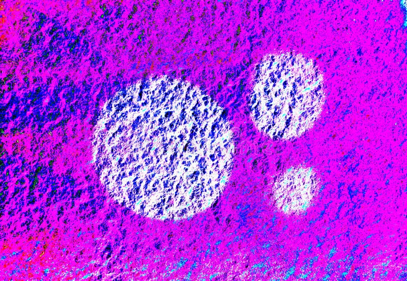 Three Circles of Different Sizes, Abstraction, Large Round Spots. Stock ...