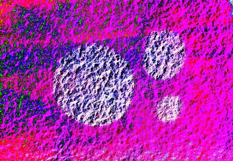 Three Circles of Different Sizes, Abstraction, Large Round Spots. Stock ...