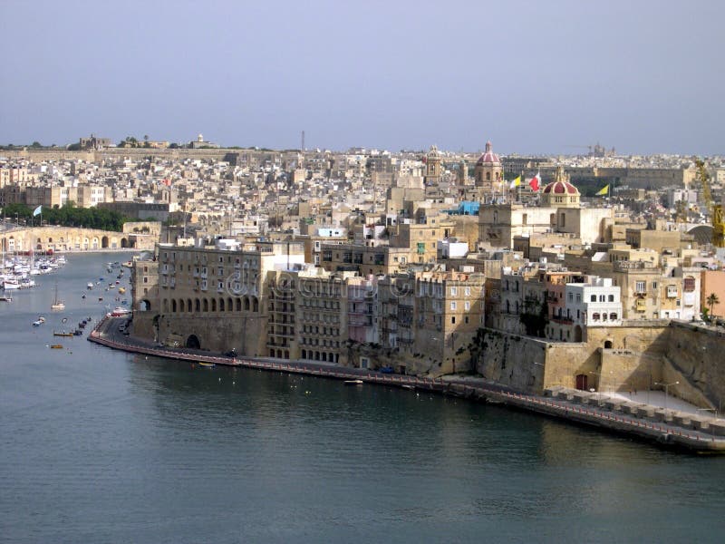 Three Cities, Malta stock photo. Image of harbour, capital - 4596996
