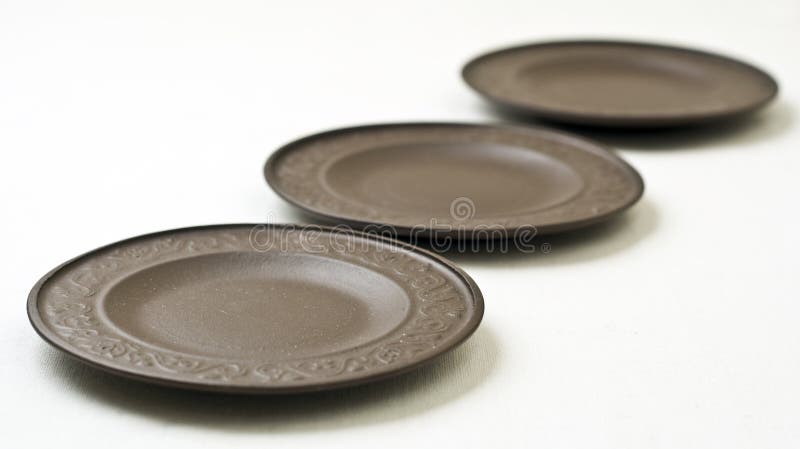 Clay Plates Arranged on the Stairs for Diwali Celebration in Ind Stock ...