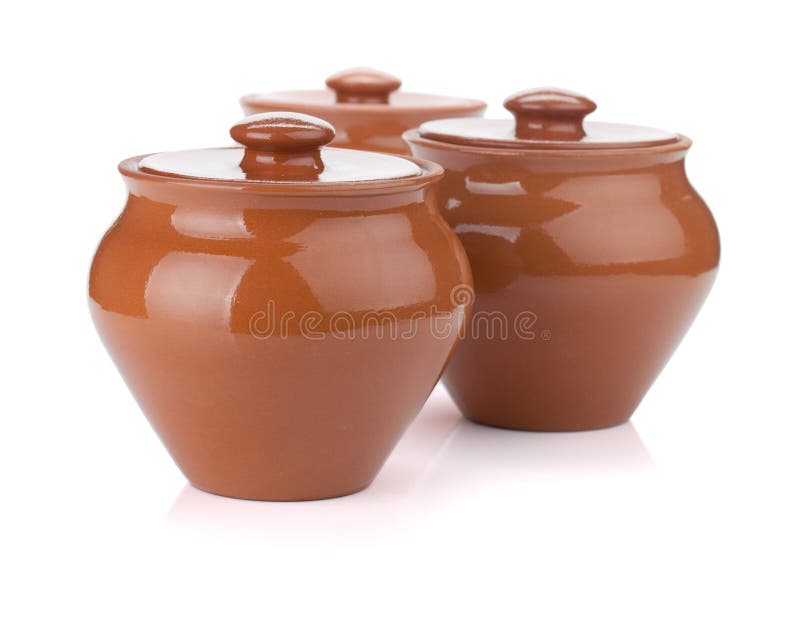 139 Three Clay Pots Isolated Stock Photos - Free & Royalty-Free Stock ...