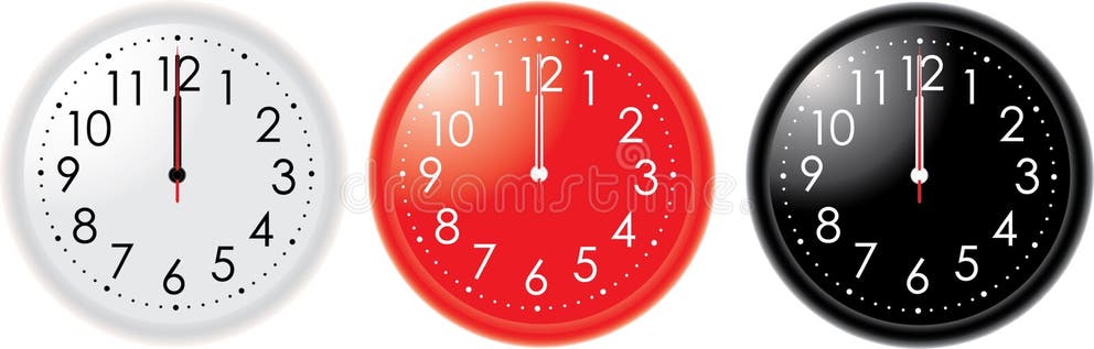 Three Clocks Stock Illustrations – 437 Three Clocks Stock Illustrations ...