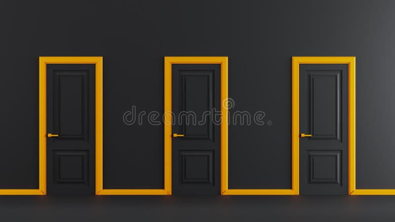 Front Three Doors Stock Illustrations – 159 Front Three Doors Stock ...