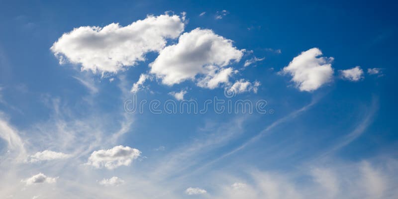 Three clouds stock photo. Image of beautiful, fluffy - 12978518