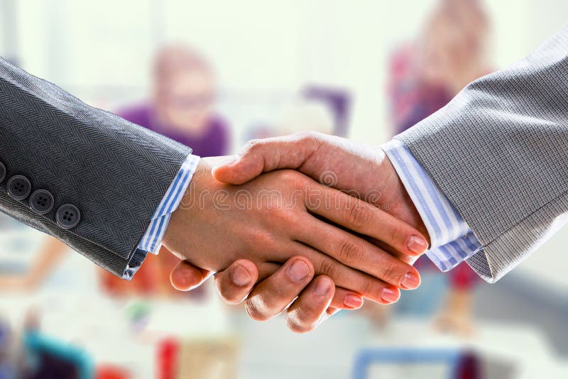 Three Co-workers Working Together . Mixed Media Stock Image - Image of ...