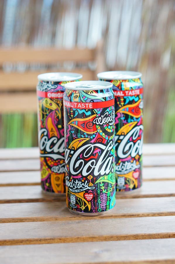 Three Coca Cola cans editorial photo. Image of beverage - 97482806