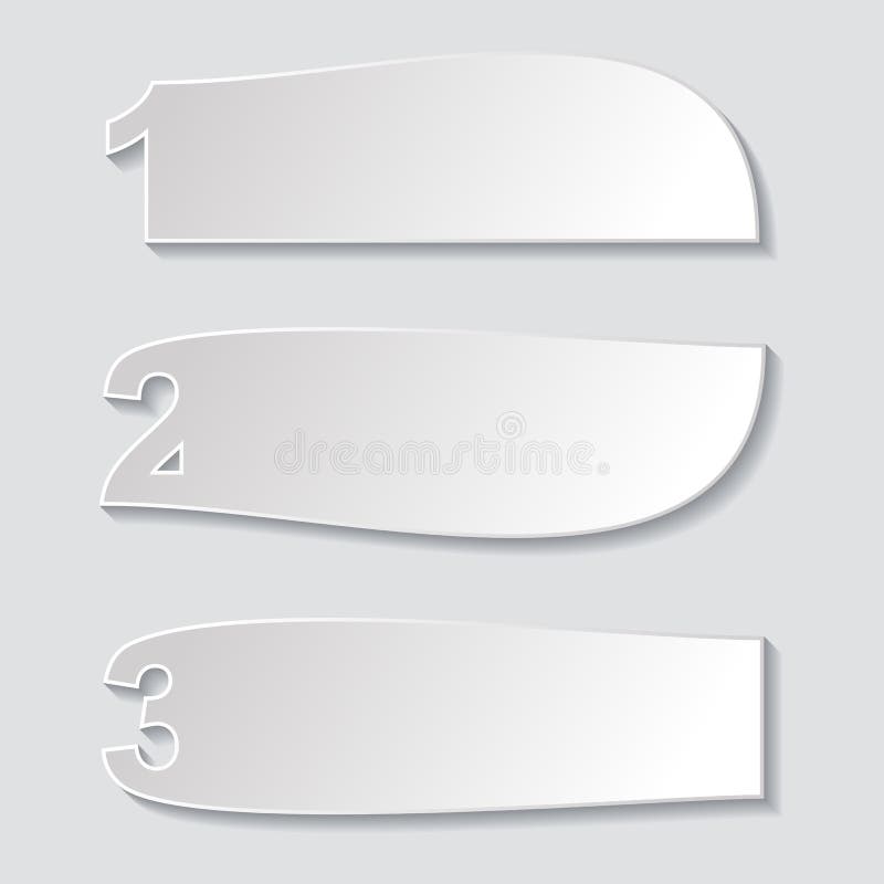 Three color options stock vector. Illustration of compare - 40777148