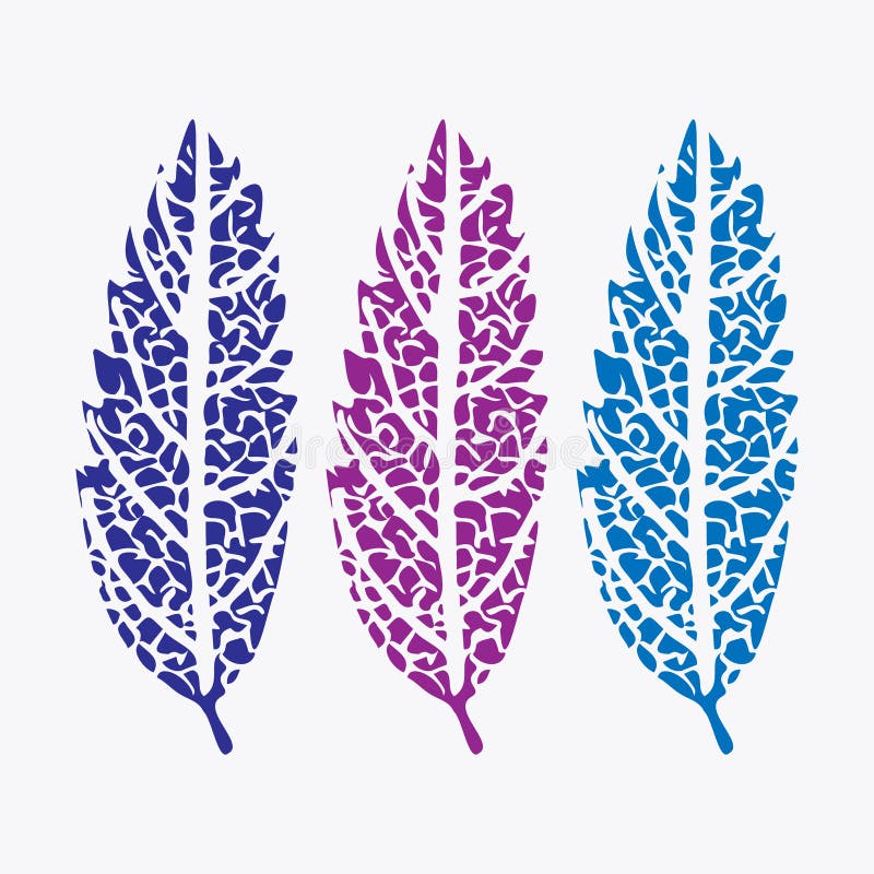 Three Color Sheets, Pattern Design Stock Vector - Illustration of ...